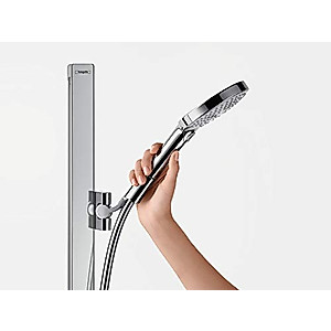 Hansgrohe 27648000 Raindance Select S 120, 3 Sprays with Unica'E Rail 90 cm and soap Dish Shower Set, 0.90 m, Chrome