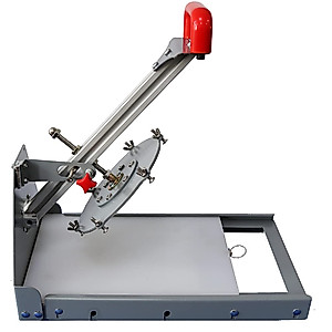 HayWHNKN Pizza Dough Press Machine Dough Pastry Manual Press Machine 3-25mm Thickness Adjustable with Handle Lever Design