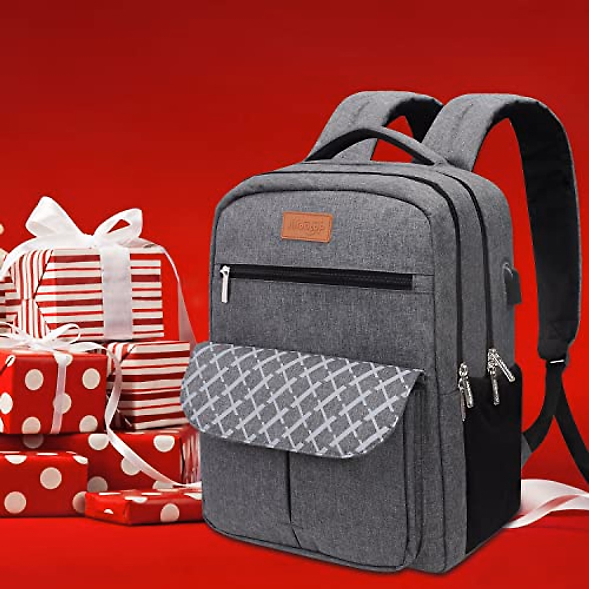 Arrontop Backpacks for College Students, Backpacks for High School ,Laptop Backpack Water Resistant Computer Bag with Usb Charging Port