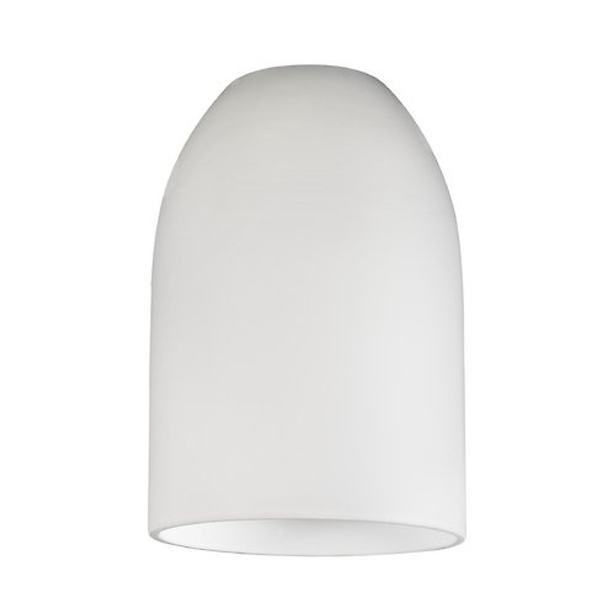 White Dome Glass Shade - Lipless with 1-5/8-Inch Fitter Opening