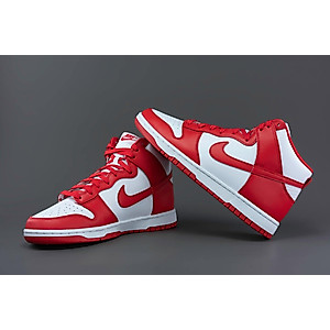 Nike Unisex's Dunk High Retro Shoes, Wit, 10.5