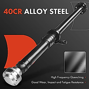 A-Premium Rear Complete Drive Shaft Prop Shaft Driveshaft Assembly Compatible with Cadillac CTS 2008-2014, AWD Automatic Transmission