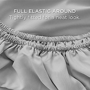 Bedsure Queen Sheet Set - 4 Pieces Soft Queen Size Sheets - Breathable & Cooling - Hotel Luxury - Easy Care Polyester Microfiber Bedding for Women, Men, Grey