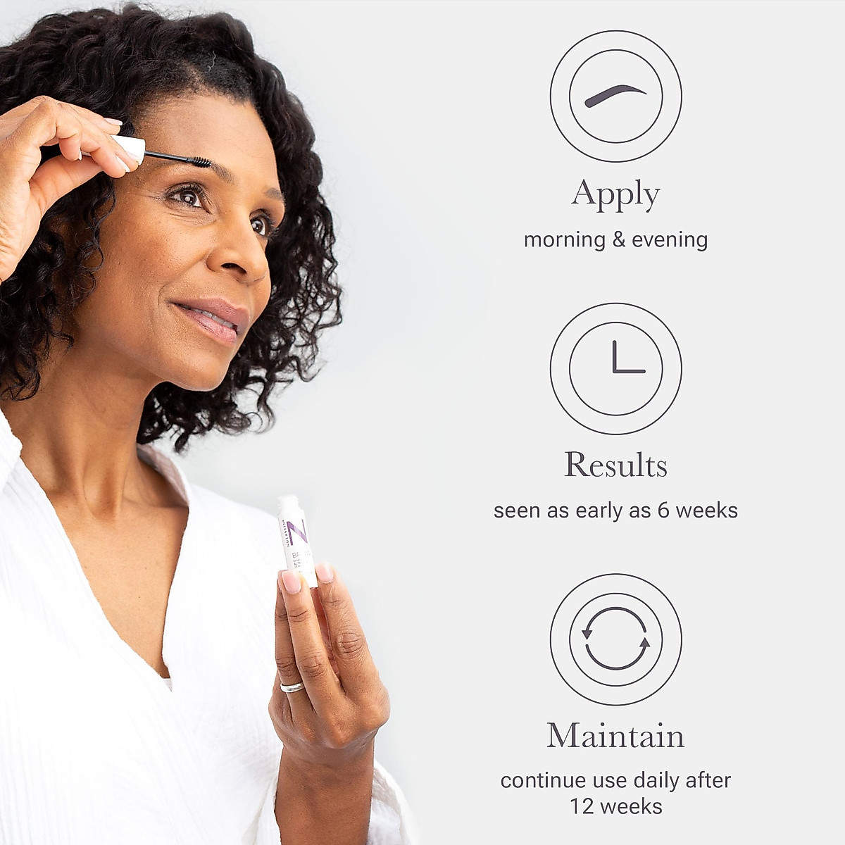 NULASTIN BROW Shape Altering Serum with Elastaplex, Eyebrow Enhancing Treatment for Thicker Looking Brows, Vegan-Friendly & Cruelty-Free (3 ml)