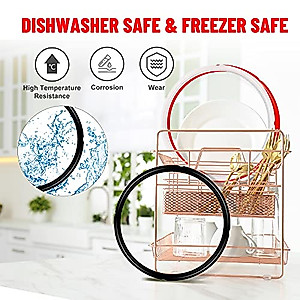 Mocoosy 3PCS Silicone Sealing Ring 8 Qt for Instant Pot Sealing ring 8 Quart, InstaPot Gasket 8qt, Replacement Rubber Seals, Food-Grade Silicone Insta Pot Accessories for Instant Pot IP-DUO80 IP-LUX 8