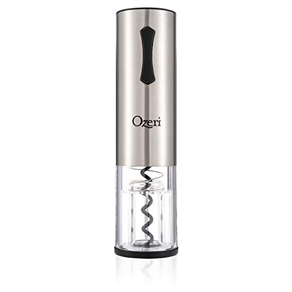 Ozeri Travel Series USB Rechargeable Electric Wine Bottle Opener, Stainless Steel