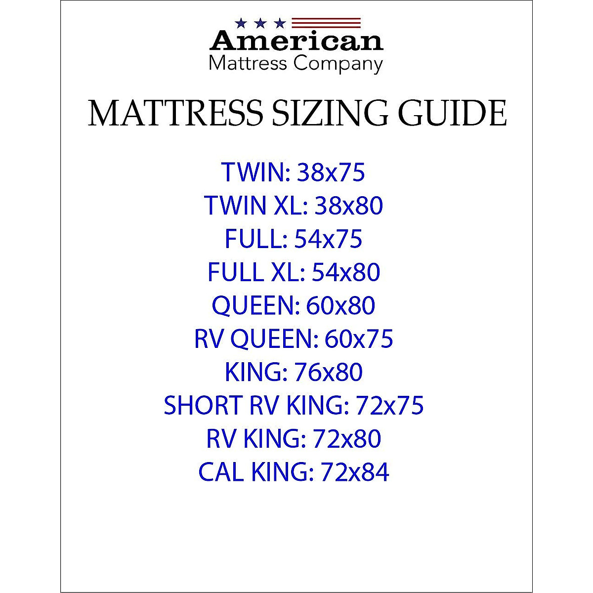 American Mattress Company 6" Graphite Infused Memory Foam-Sleeps Cooler-100% Made in The USA-Medium Firm (Queen)