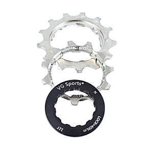 VG SPORTS 9-Speed Bicycle Cassette11-25t/11-28t/11-32t/11-36t/11-40t/11-42t，Thickened high-Strength Tower Base ，Road/Mountain Bike Lightweight Cassette Multi-Color Available