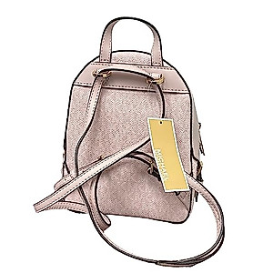 Michael Kors Jaycee XS Mini Convertible Backpack MK Signature Crossbody (Powder Blush)
