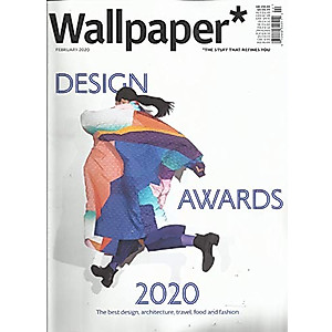 WALL PAPER MAGAZINE,THE STUFF THAT REFINES YOU* DESIGN AWARDS 2020 FEBRUARY, 2020 * ISSUE # 251 ( PLEASE NOTE: ALL THESE MAGAZINES ARE PET & SMOKE FREE MAGAZINES. NO ADDRESS LABEL. (SINGLE ISSUE MAGAZINE.)