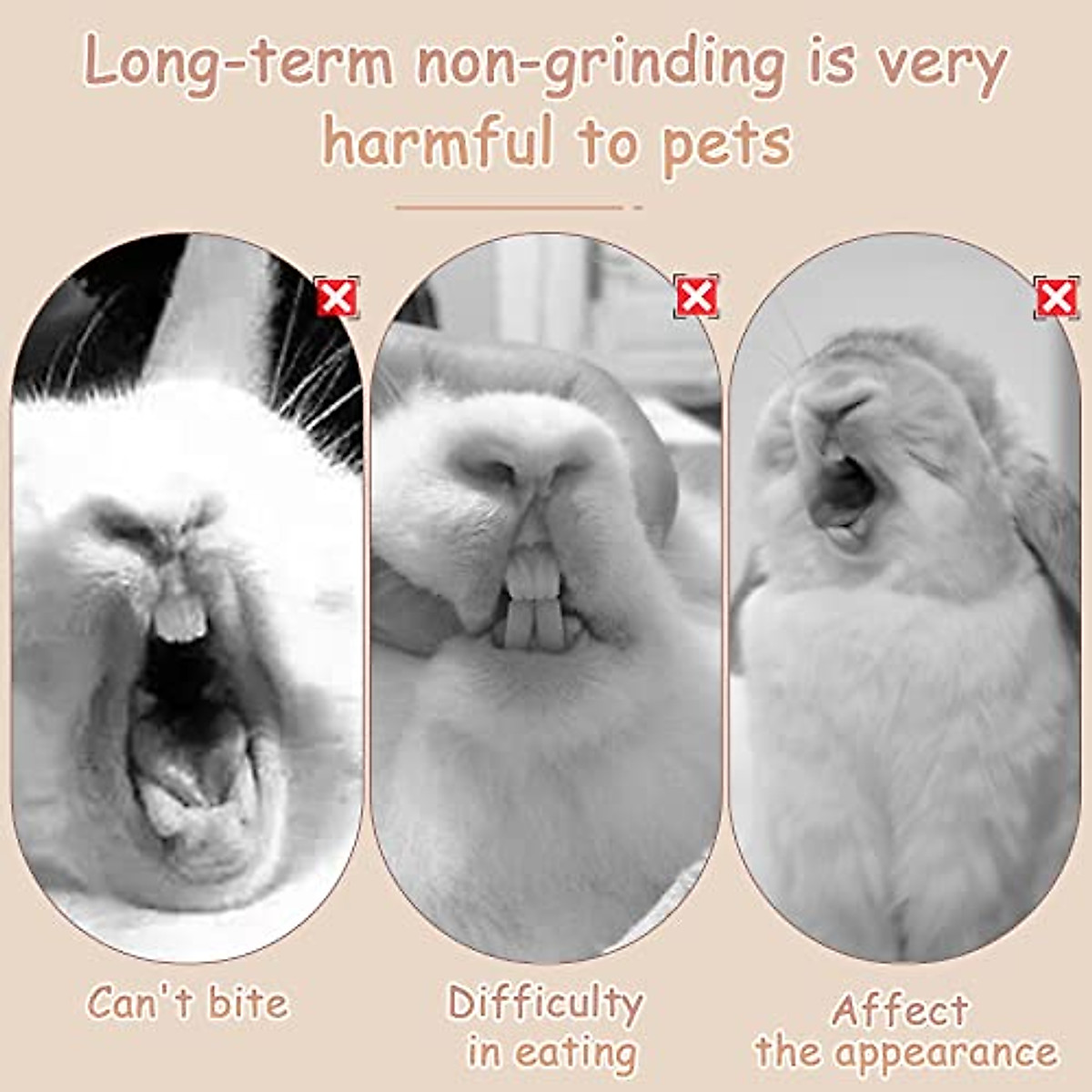 BNOSDM 2 PCS Rabbit Chew Toys for Bunnies Cage Hanging Guinea Pig Chewing Toys Rattan Ring with Snacks Natural Small Animals Teeth Grinding Toy for Hamster Chinchilla Ferret Hedgehog