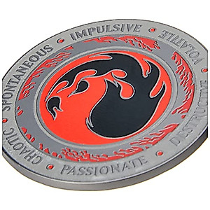 Pinfinity PFMTG003 Magic The Gathering-Red Mana Crest Augmented Reality Pin