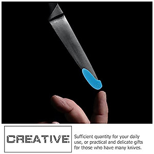 Hemoton 30pcs Knife Tip Protecting Sleeves Knife Tip Cover Blade Knives Tip Protector Knives Guards Knives Point Cover Anti-scratch Protection Kitchen Knives Accessories