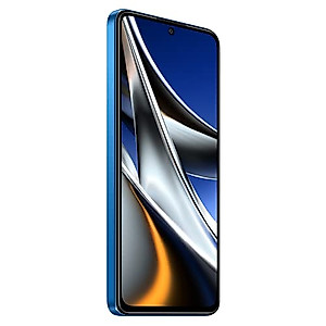 Poco X4 PRO 5G + 4G Volte Global Unlocked 256GB + 8GB GSM 6.6" 108 mp Triple Camera (Not Verizon/Boost/Cricket/At&T/Metro/CDMA) + Car Fast Car 51W Charger Bundle (Laser Blue) (Renewed)