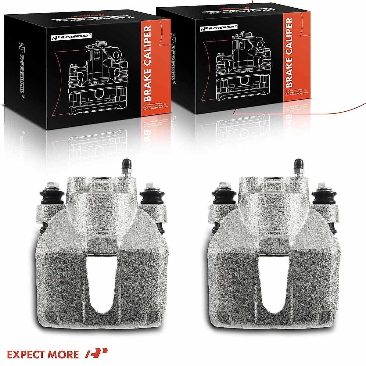 A-Premium Rear Disc Brake Caliper Assembly Compatible with Select Ford and Lincoln Models - Expedition 97-02, For F-150 97-03, For F-250 97-07, Lobo 01-04, Blackwood 02-03, Navigator 98-02, Town Car