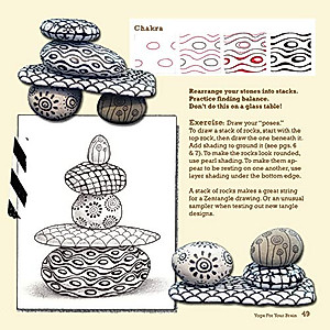Yoga for Your Brain (TM): A Zentangle (R) Workout (Design Originals) Over 60 Tangle Patterns, Plus Ideas, Tips, and Projects for Experienced Tanglers (Sequel to Totally Tangled: Zentangle and Beyond)