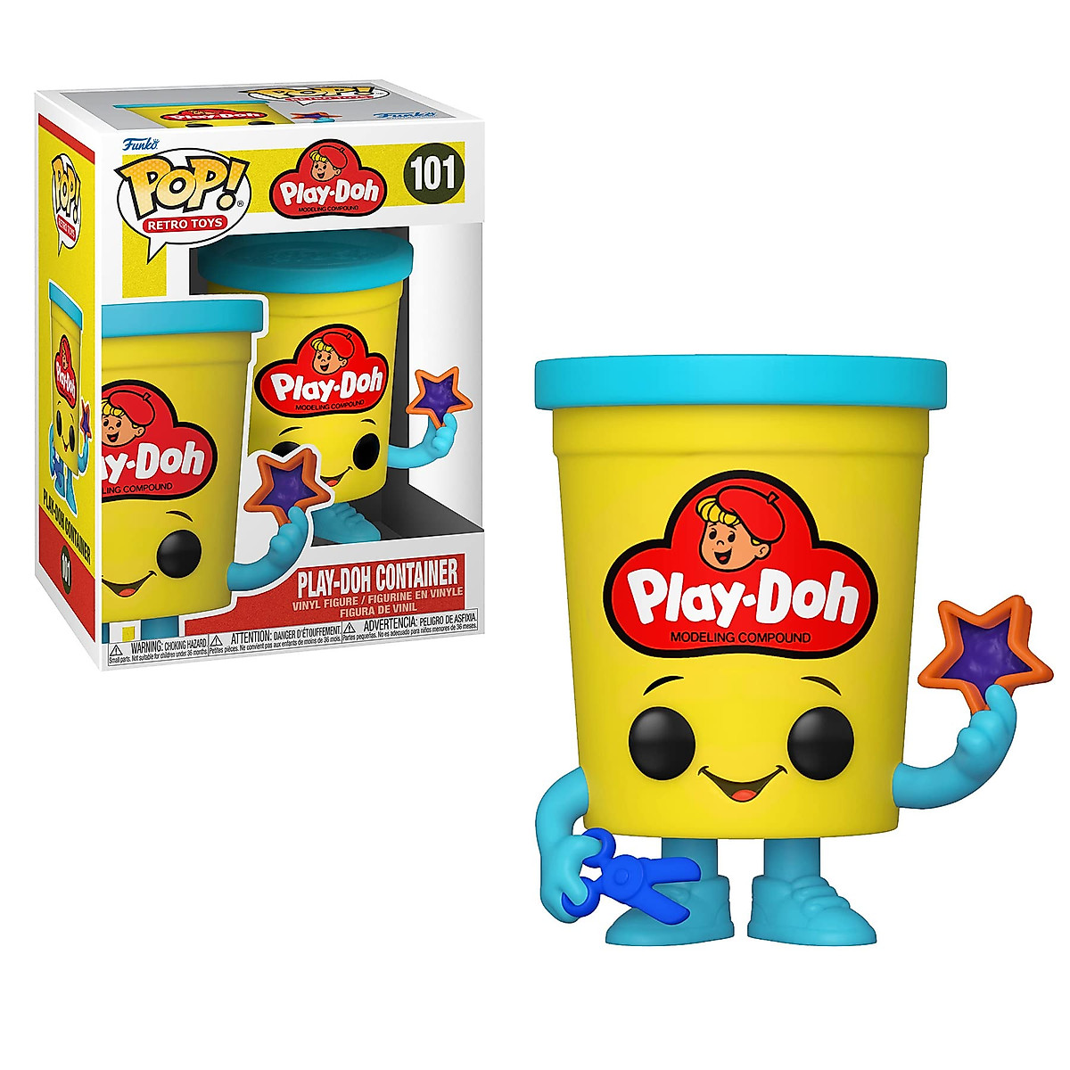 Funko POP! Games Bundle Collectors Set - Barrel of Monkey's, Play-Doh, Lite-Brite, Polly Pocket, and Trouble