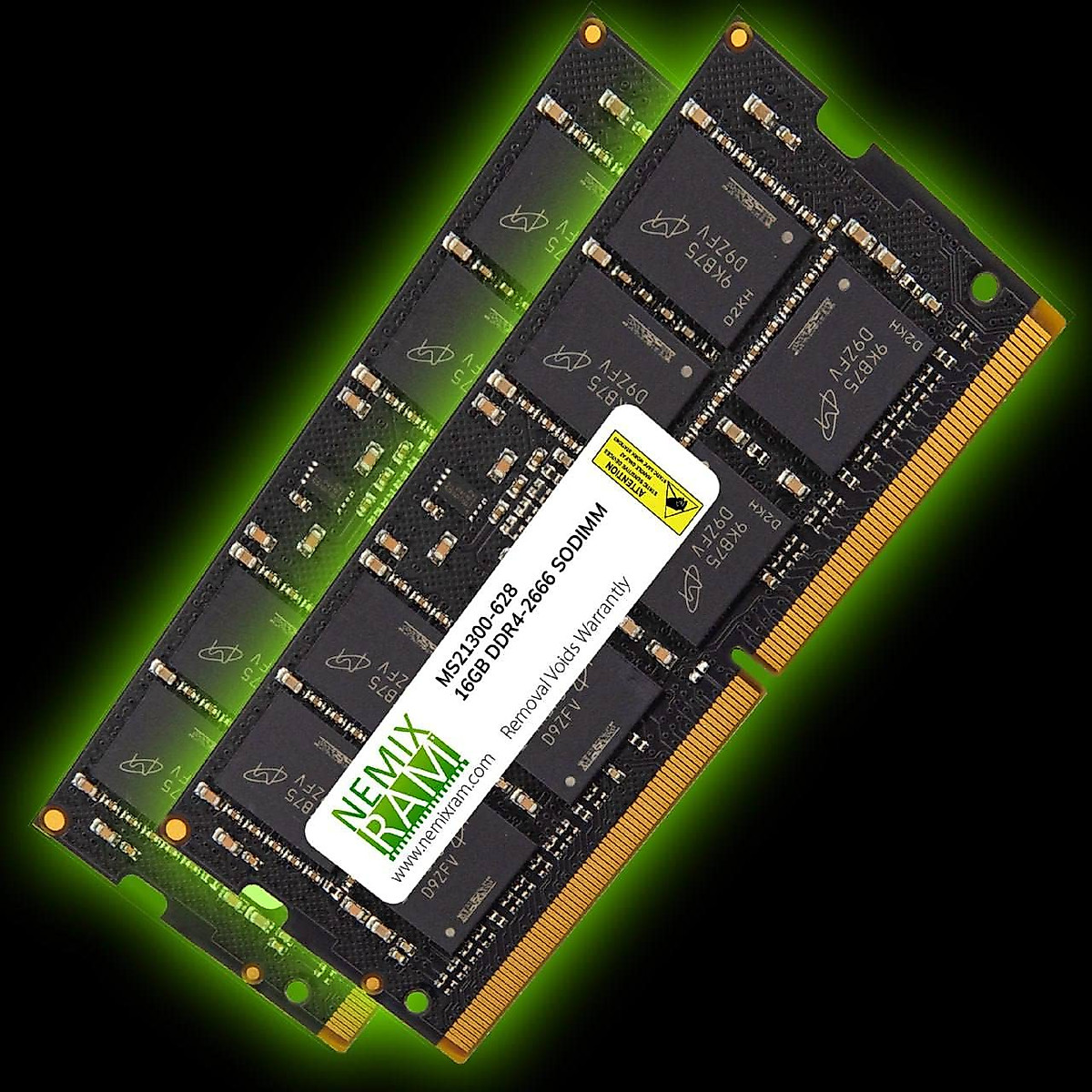 NEMIX RAM 32GB (2X16GB) DDR4 2666MHZ PC4-21300 SODIMM KIT Laptop Memory