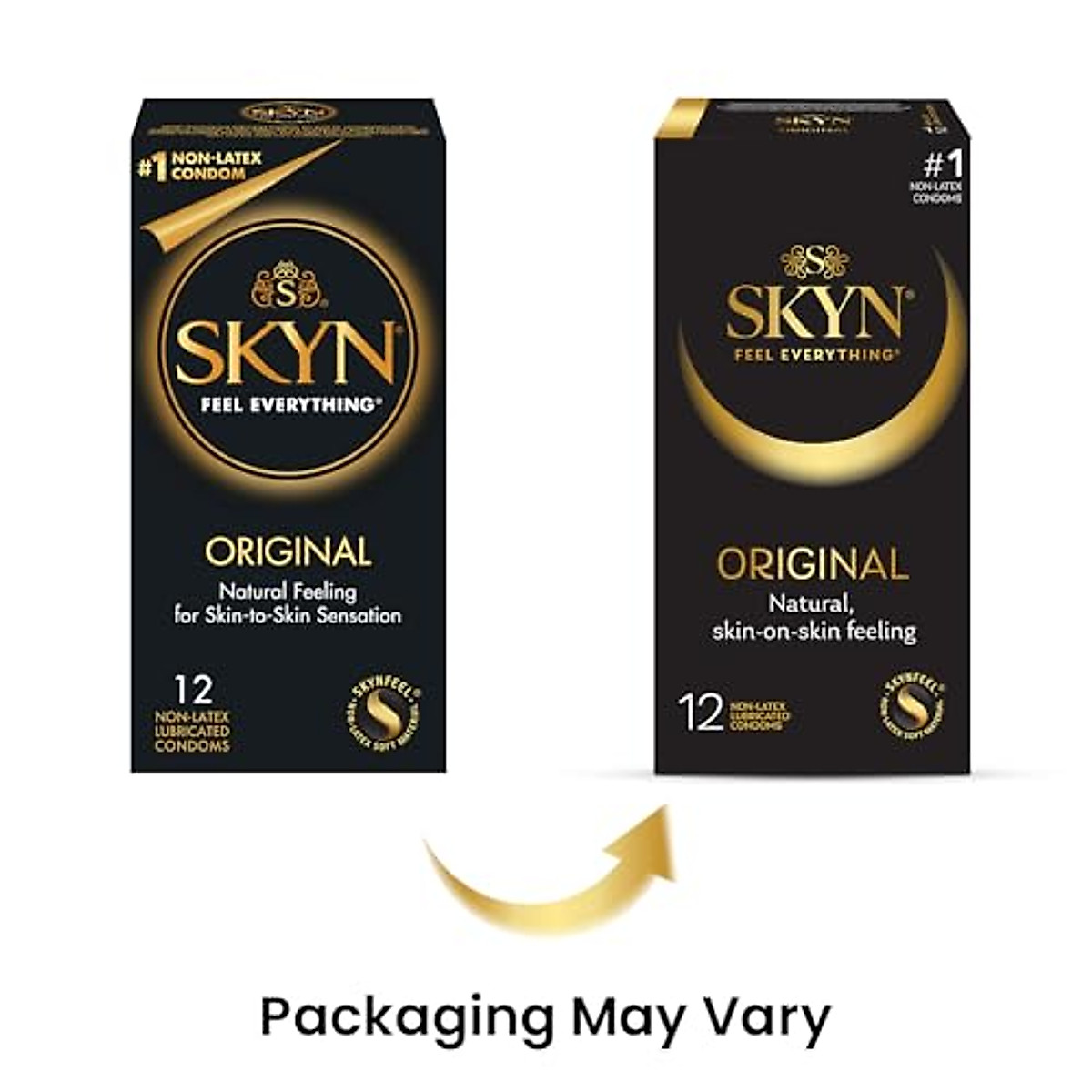 SKYN Non-Latex Lubricated Condoms, 12 Count