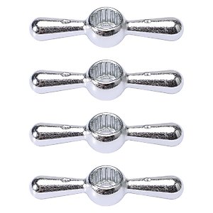 VIDABTE 01-5095 Bibb Sillcock Tee Handle,Metal Outside Faucet Hose Bibb Tee Handle,16 Point Broach (4 pcs)