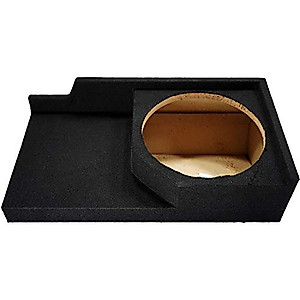 Compatible with Chevy C/K Silverado or GMC Sierra Full Size Extended Cab Truck 1988-1998 Single 12" Subwoofer Sub Box Speaker Enclosure