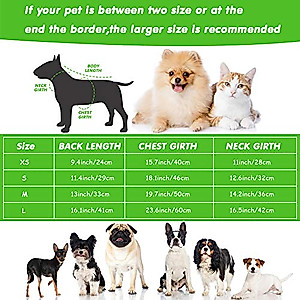 2 Pieces Pet Dog Raincoat Clear Pet Waterproof Clothes Hooded Rain Jacket Plastic Puppy Rain Poncho Pet Rainwear for Small Medium Dog (Blue and Green,S)