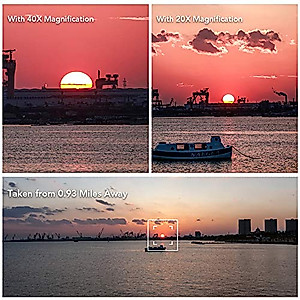 MIAO LAB HD 20-40X Zoom Lens with Tripod Telephoto Mobile Phone Lens Telescope for iPhone13 Samsung Other Smartphones Hunting Camping Sports