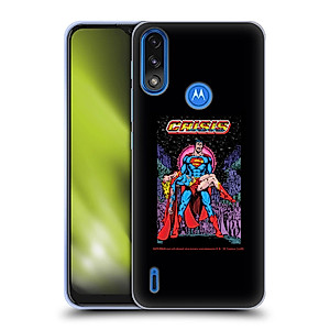 Head Case Designs Officially Licensed Superman DC Comics Supergirl Crisis on Infinite Earths Famous Comic Book Covers Soft Gel Case Compatible with Moto E7 Power/Moto E7i Power