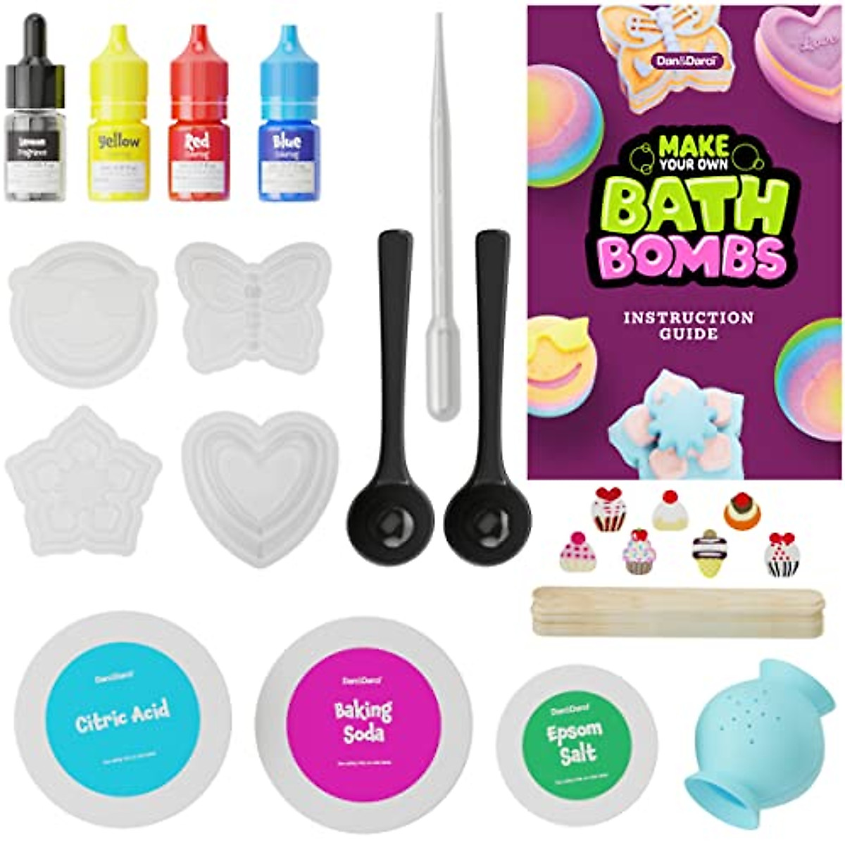 Bath Bomb Making Kit for Kids - Kids Crafts Science Project - Gifts for Girls and Boys Ages 6-12 - Craft Activity Gift for Age 6, 7, 8, 9, 10, 11 & 12 Year Old Girl - Makes 10 Kid Bath Bombs Fizzies