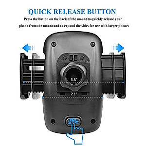 Njjex Car Phone Mount Holder for Samsung Galaxy Note 20 Ultra S22+ S21 FE 5G S20+ S10 A53 A13 A03s A02s A12 A32 A42 A52 iPhone 14 Pro Max 13 12 11 Xs Xr 8 7 Air Vent Car Mount Cell Phone Holder Cradle