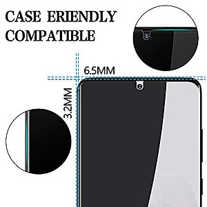 [2 Pack] Galaxy S20 Privacy Screen Protector, Anti-Spy Flexible Film TPU Screen Protector for Galaxy S20 6.2 Inch 2020 [Support Fingerprint ID] [Full Adhesive Coverage] [Easy Installation Frame]