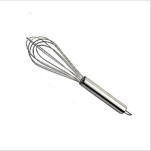 Aniso Stainless Steel Whisk (8.4 inches, Silver)