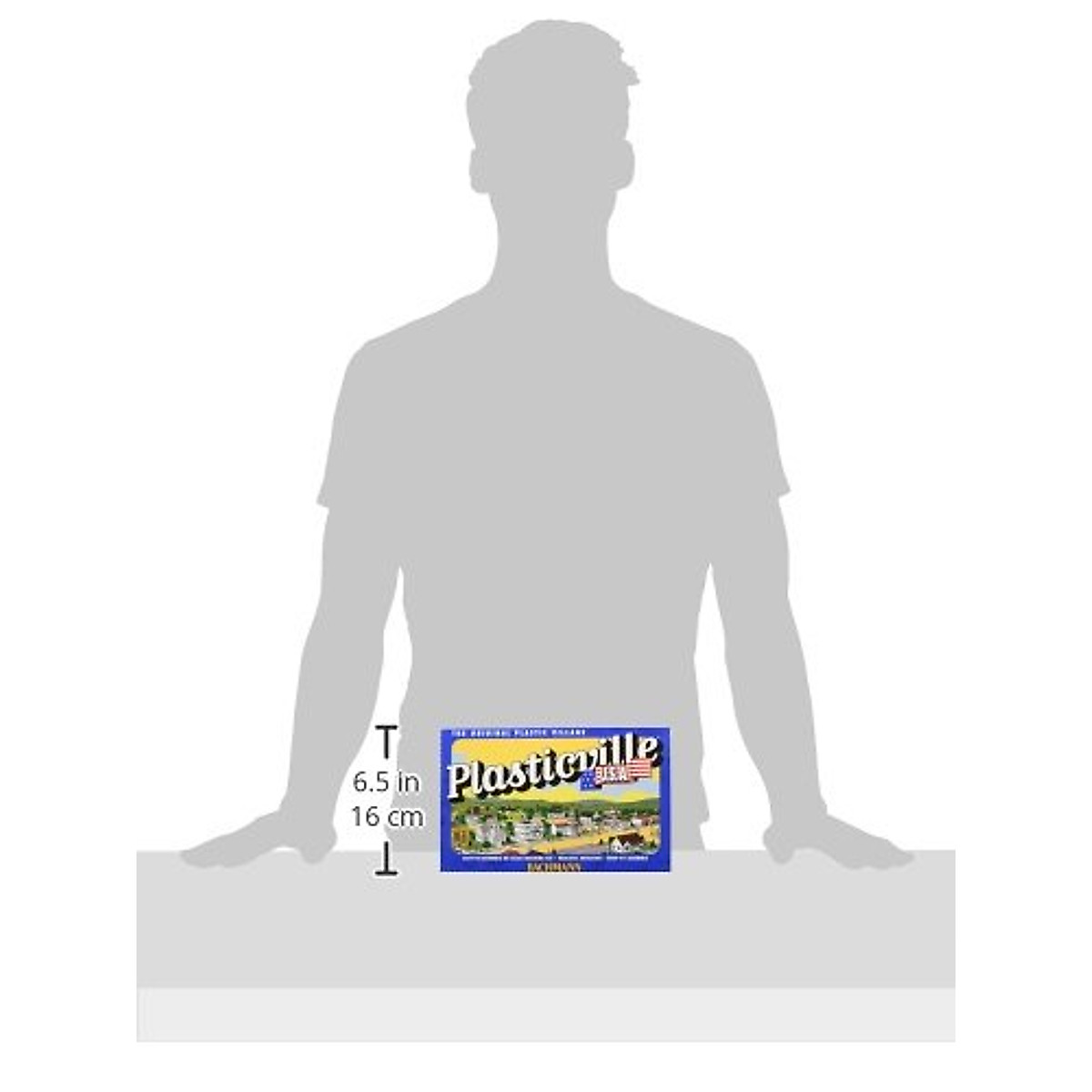 Bachmann Trains - PLASTICVILLE U.S.A. BUILDINGS – CLASSIC KITS - MOTEL with POOL - HO Scale