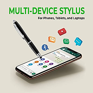 SyPen Personalized Pen, 3-in-1 Ballpoint Pen, Touch Screen Pen Stylus, and Flashlight Pen, Customized Gift Pen for Men, Women, Adult Party Favors - Customizable with Personalized Text, Names, or Logo