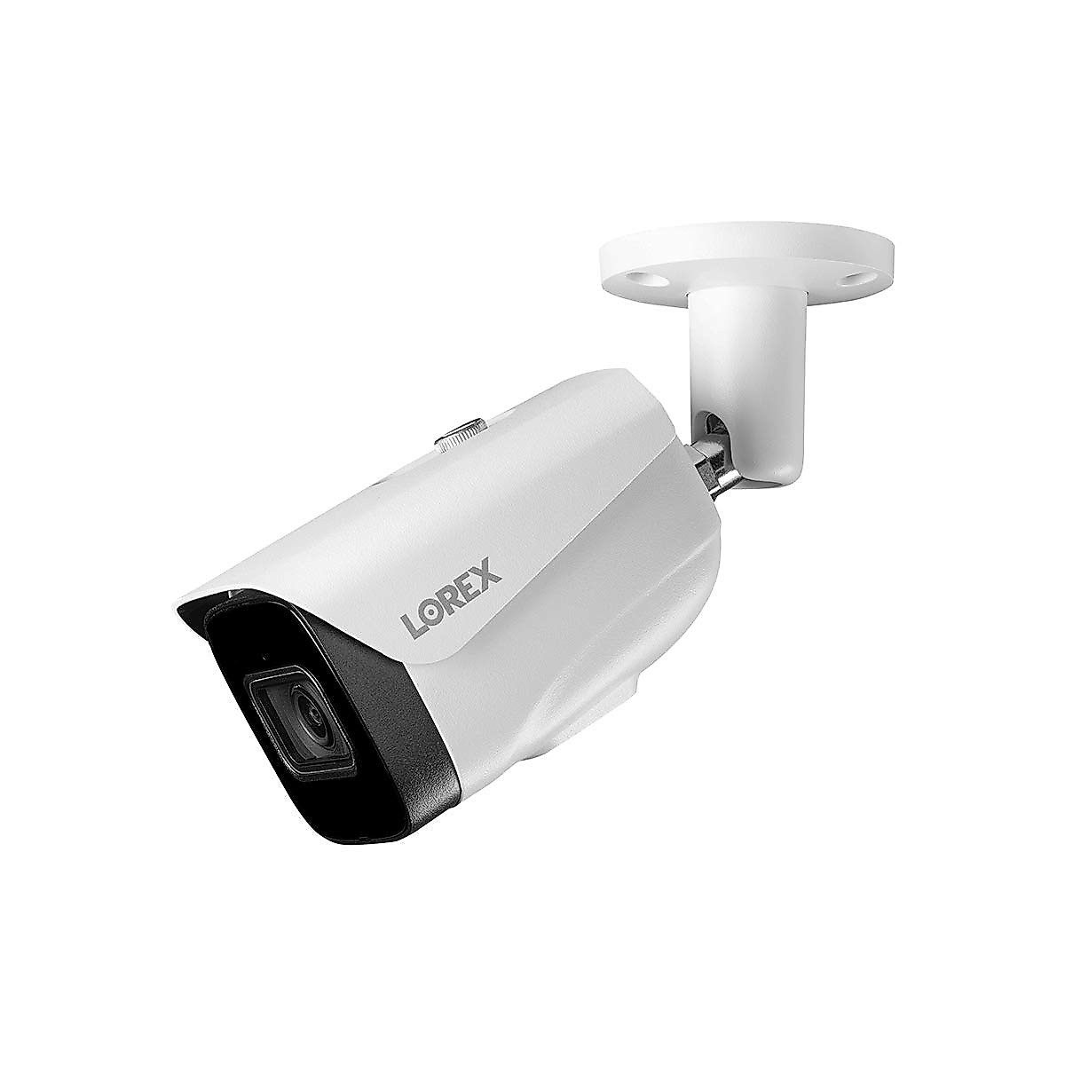Lorex 4K 32-Channel Nocturnal NVR System with Nocturnal 3 IP Smart Security Cameras with Real-Time 30FPS Recording and Listen-in Audio 24 / White