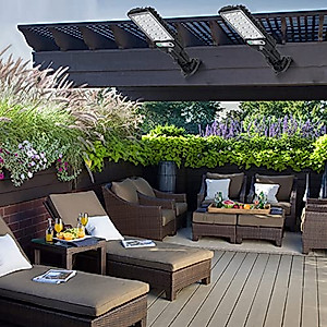 Outdoor Solar Street Lights with Remote Control Bracket, IP65 Waterproof Motion Sensor Solar Security Light Dusk to Dawn for Parking Lot Yard Home, Garage Garden Yard Path