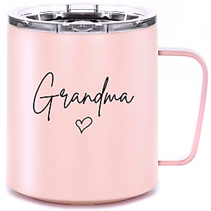 VIOLET & GALE Grandma to be Gifts 12oz New Grandma Coffee Mug Beautiful First Time Grandmother Announcement Baby Gift