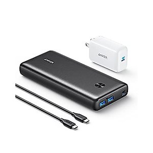 Anker Portable Charger, 737 Power Bank (PowerCore III Elite 26K) Combo with 65W PD Wall Charger, Power IQ 3.0 Battery Pack for MacBook Pro/Dell XPS, Microsoft Surface, iPad Pro, iPhone 13, and More