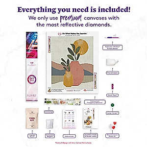 DIAMOND ART CLUB Adobe Moon II Landscape Diamond Painting Kit, 13" x 16" (32.8 x 40.9 cm)