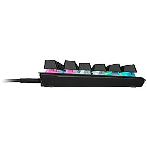 CORSAIR K60 RGB TKL RGB Tenkeyless Optical-Mechanical Wired Gaming Keyboard - OPX Switches - Polycarbonate Keycaps - iCUE Compatible - QWERTY NA Layout - Black