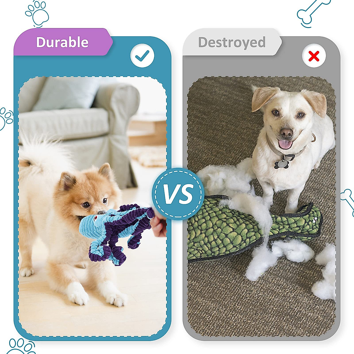 Askshy Dog Toys/Puppy Toys/Dog Toys for Large Dogs/Dog Chew Toys/Squeaky Dog Toys/Durable Dog Toys/Stuffed Dog Toys for Small, Medium, Large Dogs