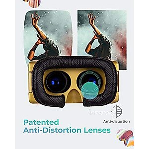 CEEK VR Headset Goggles | 3-Month CEEK VR Experiences Subscription | Gold