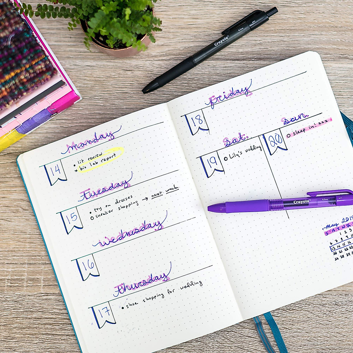 Crayola Iridescent Gel Pens, Office & School Supplies, 1.0Mm Medium Pt., 4Count