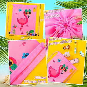 Animal Party Favor Drawstring Bags for Kids Birthday Supplies Carton Animal Backpack String Bags for Boys Girls Baby Shower Birthday Party Gift (32 Pack)