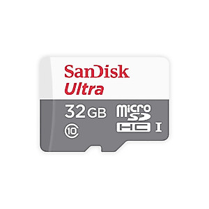SanDisk Ultra 32GB MicroSDHC Class 10 UHS Memory Card Speed Up To 30MB/s With Adapter - SDSDQUA-032G-U46A [Old Version]