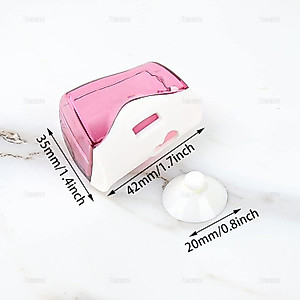 AUEAR, 3 Pack Toothbrush Head Covers with Suction Cup Anti Dust Wall Mirror Toothbrushes Holder Protective Case for Bathroom Home Travel Outdoor & Camping