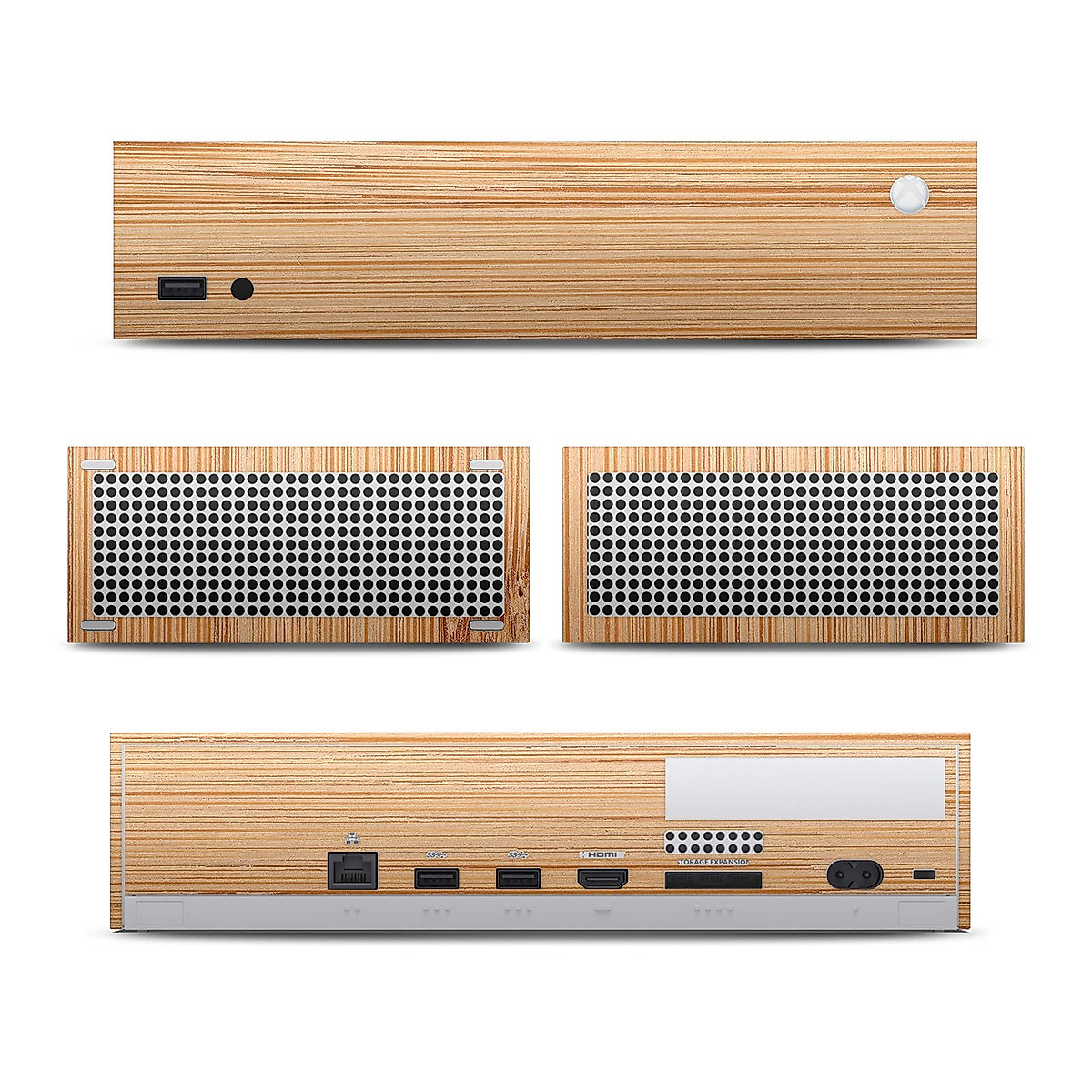 Head Case Designs Officially Licensed PLdesign Light Brown Bamboo Art Mix Vinyl Sticker Gaming Skin Case Cover Compatible with Xbox Series S Console and Controller Bundle