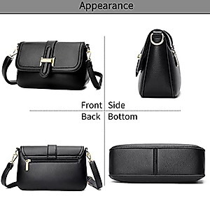 FSD.WG Fashion Quilted Crossbody Bag,Leather Ladies Shoulder Purses, Mini Shoulder Bag,Phone Wallet Purse for Women
