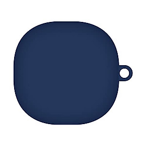 YipuVR Compatible with Anker Soundcore Liberty 4 Case Cover, Soft Silicone Protective Skin Cover for Soundcore by Anker Liberty 4 Noise Cancelling Earbuds with Carabiner (Blue)