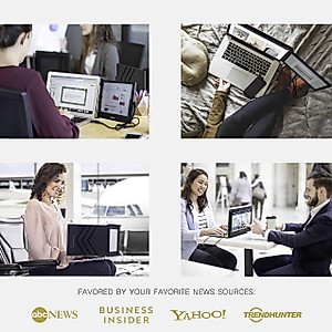 SideTrak Slide Portable Monitor 12.5" Screen with Carrying Case - Attaches to Your Laptop for Easy Travel - Efficient USB Power - Fits Mac and PC 13"-17" Laptops - Full HD IPS Display (Patent Pending)